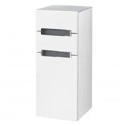 Villeroy & Boch Villeroy & Boch Subway 2.0 Seitenschrank A7131RMS 35,4x85,7x37cm, rechts, Griff chrom, silbergrau, wei&szlig; matt