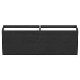 Ideal Standard Conca Waschtisch-Unterschrank T3996Y4 ohne Waschtischplatte, 2 Ausz&uuml;ge, 160 x 37 x 54 cm, Eiche geflammt Furnier
