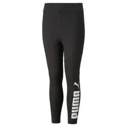 Puma Favorite Logo High-Waist 7/8-Tights M&auml;dchen 01 - Puma black/Puma white 164