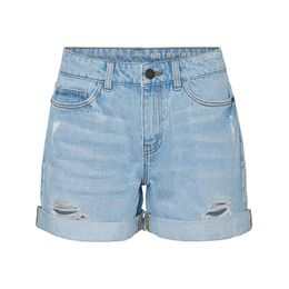 Noisy may Jeansshorts "Smiley" in Hellblau - 83% | Gr&ouml;&szlig;e S | Shorts