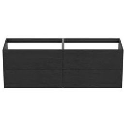Ideal Standard Conca Waschtisch-Unterschrank T3990Y4 ohne Waschtisch-Platte, 4 Ausz&uuml;ge, 160x50,5x54 cm, Eiche geflammt Furnier