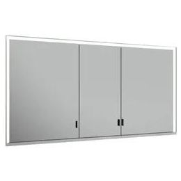 KEUCO Royal Lumos Spiegelschrank 14316172301 Wandeinbau, silber-eloxiert, verdecktes Ablagefach, 1400 x 735 x 165 mm