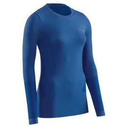 CEP Cold Weather Base langarm Laufshirt Damen 039 - blue XS