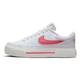 Nike Court Legacy Lift Plateau Sneaker Damen 102 - white/sea coral-summit white-coral chalk 40