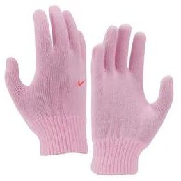 Nike Swoosh Knit Strick-Handschuhe Kinder 634 - med soft pink/bright crimson L/XL
