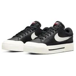 Nike Court Legacy Lift Plateau Sneaker Damen 001 - black/sail-white-team orange 42.5