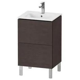 Duravit L-Cube Waschtisch-Unterschrank LC667107272 52x42,1x70,4cm, 2 Ausz&uuml;ge, stehend, eiche dunkel geb&uuml;rstet