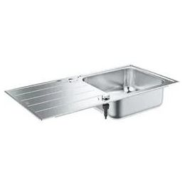 Grohe Einbausp&uuml;le 31563SD1 86x50cm, aufliegend oder fl&auml;chenb&uuml;ndig, 1 Becken, Edelstahl