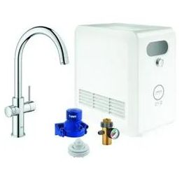 Grohe Blue Professional Sp&uuml;ltisch-Einhebelmischer 31323002 chrom, Starter Kit, C-Auslauf, Bluetooth/WIFI