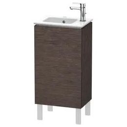 Duravit L-Cube Waschtisch-Unterschrank LC6273R7272 42x29,4x70,4cm, stehend, T&uuml;r rechts, eiche dunkel geb&uuml;rstet
