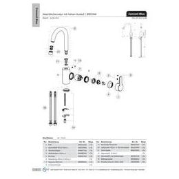 Ideal Standard Aerator, M22X1-A, Edelstahl B960294GN
