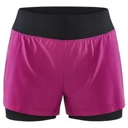 Craft ADV Essence 2in1 Trainingsshorts Damen 486000 - roxo XXL