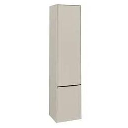Villeroy & Boch Villeroy und Boch Subway 3.0 Hochschrank C58701VN 40x171x36,2cm, Schanier rechts/Griff Volcano black, cashmere grey