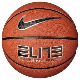 Nike Elite Tournament 8P Basketball 855 - amber/black/metallic silver/black 7