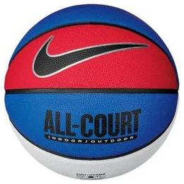 Nike Everyday All Court 8P Indoor/Outdoor Basketball 470 - game royal/black/metallic silver/black 7