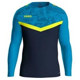 Jako Iconic Sweatshirt Kinder 914 - marine/Jako blau/neongelb 164
