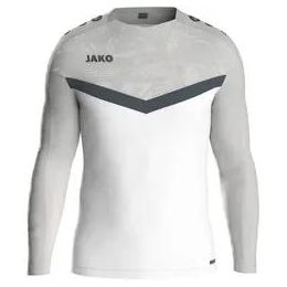 Jako Iconic Sweatshirt Kinder 016 - wei&szlig;/soft grey/anthra light 152