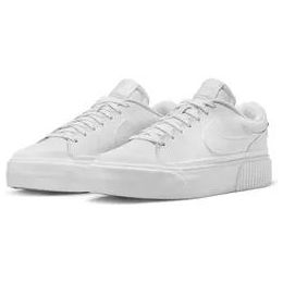 Nike Court Legacy Lift Plateau Sneaker Damen 101 - white/white-white 43