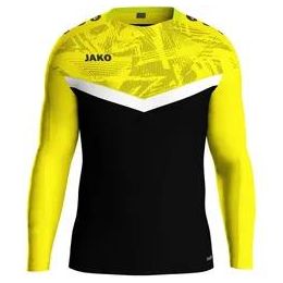 Jako Iconic Sweatshirt Kinder 808 - schwarz/soft yellow 140