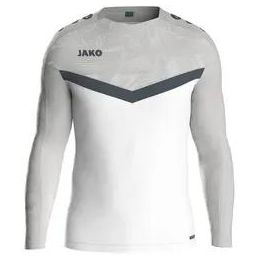 Jako Iconic Sweatshirt Kinder 016 - wei&szlig;/soft grey/anthra light 128