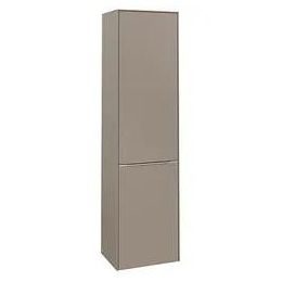 Villeroy & Boch Villeroy und Boch Subway 3.0 Hochschrank C59200VM 40x171x36,2cm, Schanier links/Griff Aluminium gl&auml;nzend, taupe
