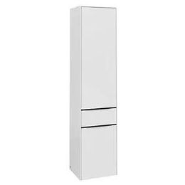 Villeroy & Boch Villeroy und Boch Subway 3.0 Hochschrank C59101VE 40x171x36,2cm, Schanier rechts/Griff Volcano black, brilliant white