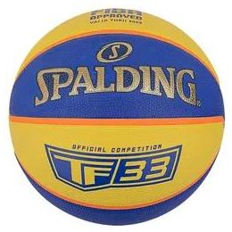 Spalding TF-33 Gold Outdoor Basketball blau/gelb Gr. 6