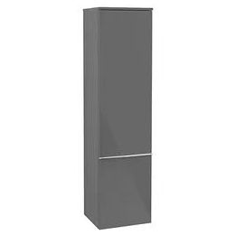 Villeroy & Boch Villeroy und Boch Venticello Hochschrank A95111FP 40,4 x 154,6 x 37,2 cm, rechts, Griff Chrom, Glossy Grey