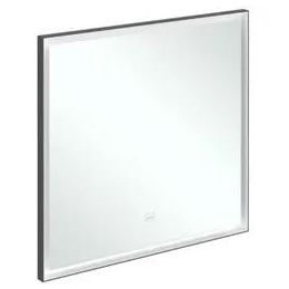 Villeroy & Boch Villeroy und Boch Subway 3.0 Spiegel A46380BC Aluminiumrahmen, 80 x 75 x 4,75 cm, schwarz matt/wei&szlig; matt
