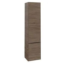Villeroy & Boch Villeroy und Boch Subway 3.0 Hochschrank C58701VH 40x171x36,2cm, Schanier rechts/Griff Volcano black, arizona oak