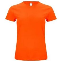 Clique Classic Bio-Baumwoll T-Shirt Damen 175 - orange L