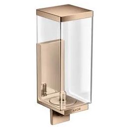 Hansgrohe Axor Universal Rectangular Seifenspender 42610300 Glas, Wandmontage, polished red gold