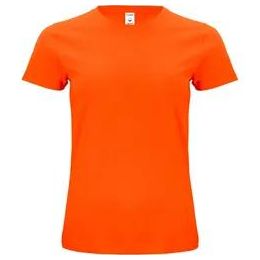 Clique Classic Bio-Baumwoll T-Shirt Damen 175 - orange M