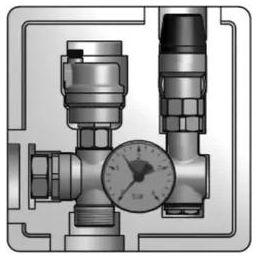Wolf Garten Wolf Bwl Sicherheitsgruppe 2071383 1/BWS-1, f&uuml;r W&auml;rmepumpe