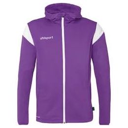 Uhlsport Squad 27 Track Trainingsjacke mit Kapuze Herren lila/wei&szlig; M