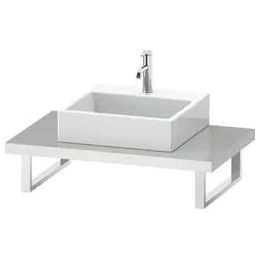 Duravit DuraStyle Konsole DS102C04343 f&uuml;r Aufsatzbecken, 1 Ausschnitt, St&auml;rke 4.5 cm, basalt matt