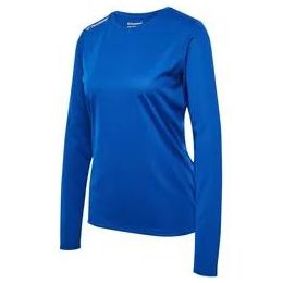 Hummel hmlRUN langarm Laufshirt Damen 7045 - true blue L