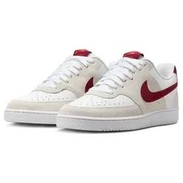 Nike Court Vision Low Sneaker Damen 100 - white/team red/adobe/dragon red 42.5