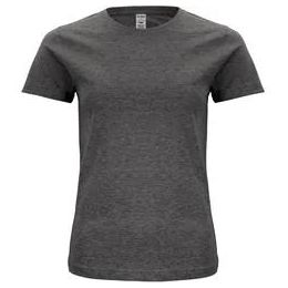 Clique Classic Bio-Baumwoll T-Shirt Damen 955 - anthrazit meliert S