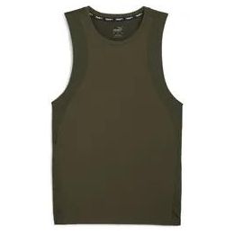 Puma Energy Cloudspun Mesh Tanktop Herren 80 - dark olive XXL