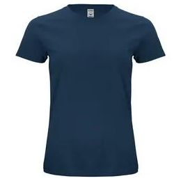 Clique Classic Bio-Baumwoll T-Shirt Damen 580 - dunkelblau XS
