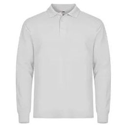 Clique Manhattan langarm Poloshirt Herren 00 - white M
