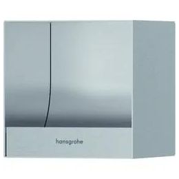 Hansgrohe XtraStoris Original Einbau-Toilettenpapierhalter 56065800 150x150x140mm, Edelstahl geb&uuml;rstet