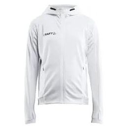 Craft Evolve Kapuzen-Trainingsjacke Kinder 900000 - white 158/164