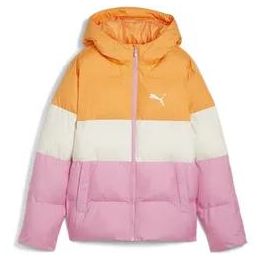 Puma Polyester Kapuzen-Pufferjacke Kinder 48 - mauved out 164