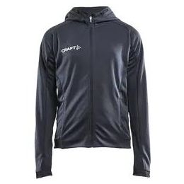 Craft Evolve Kapuzen-Trainingsjacke Kinder 995000 - asphalt 134/140