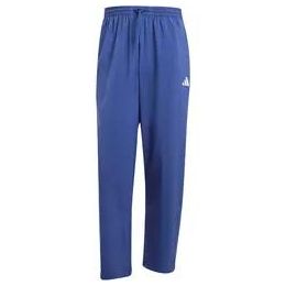 Adidas Essentials Small Logo Open-Hem Stanford Jogginghose Herren JW0561 - dark blue/white S/T