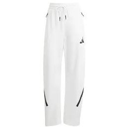 Adidas Z.N.E. Barrel Jogginghose Damen JJ4747 - white/black M