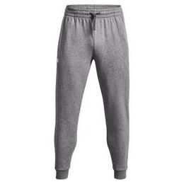 Under Armour Rival Fleece Jogginghose Herren 025 - castlerock light heather/white XS