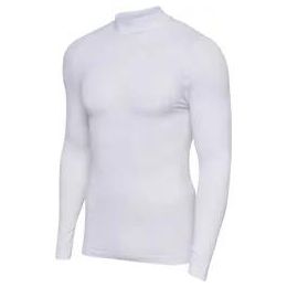 Hummel hmlBL Comfort 2.0 langarm Funktionsshirt mit Stehkragen Herren 9001 - white M